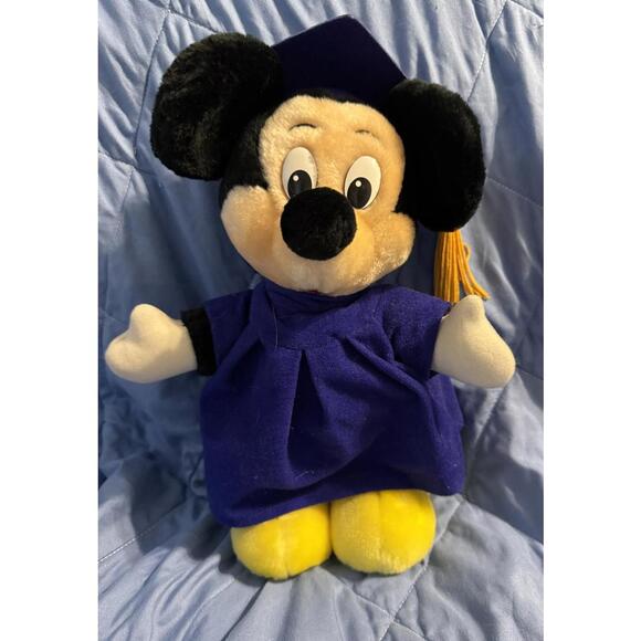 Disney | Design | Mickey Mouse Graduation Plush Cap Gown Disney Stuffed ...